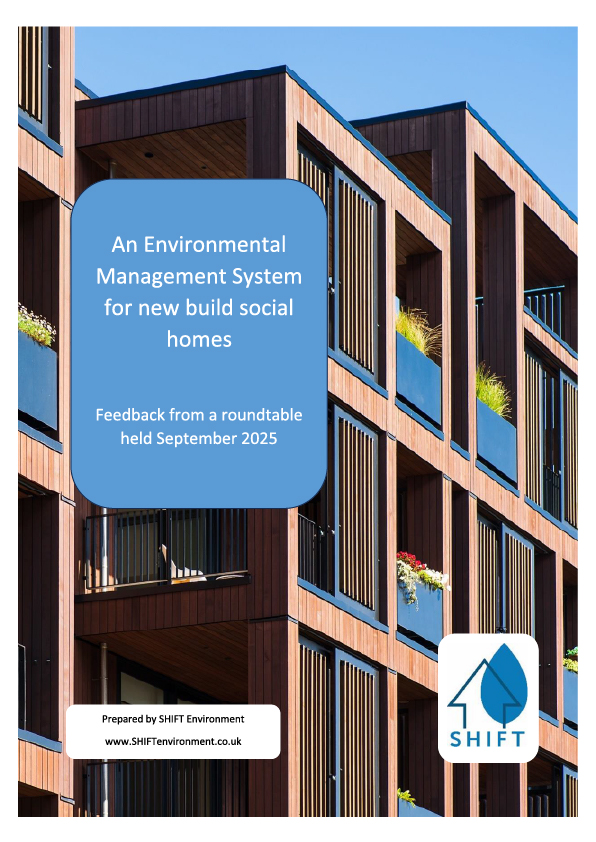 An Environmental Quality Management System for new social homes | SHIFT ...
